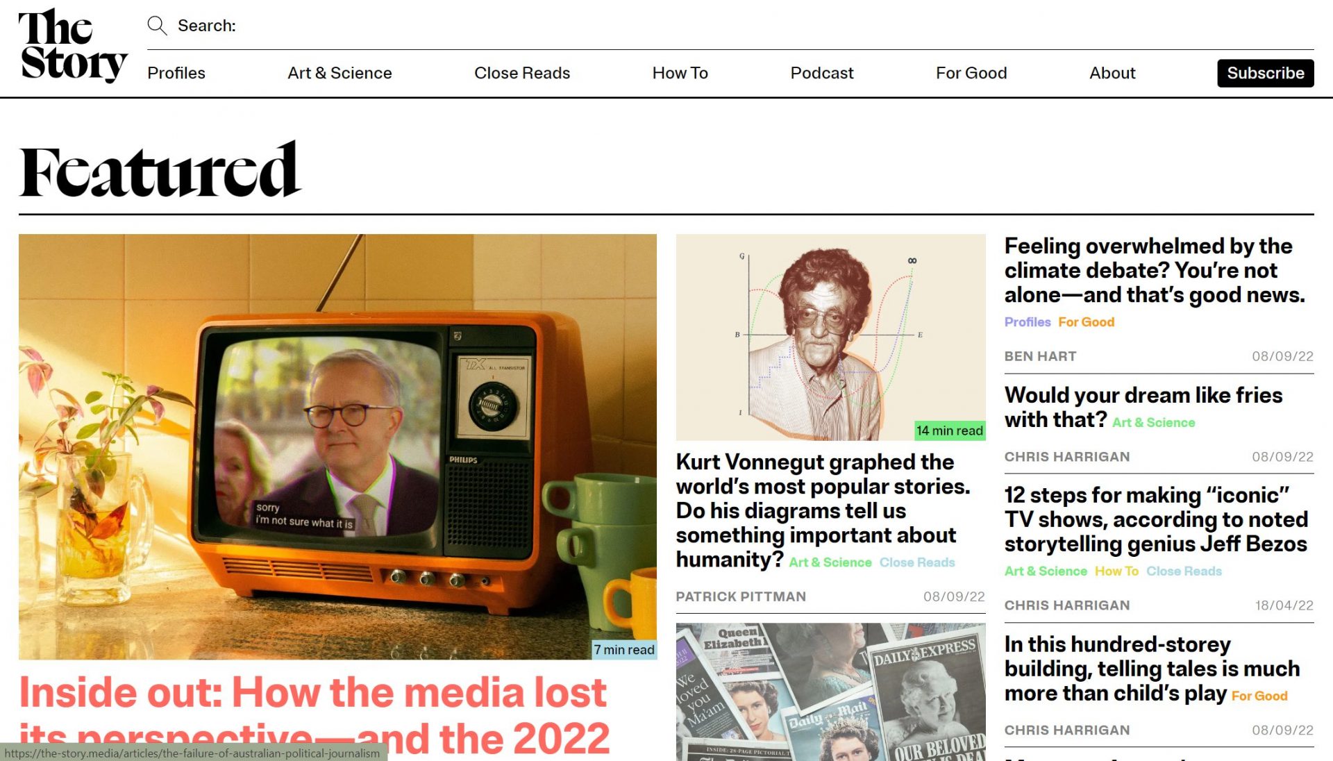 Best News and Magazine Homepage Designs Showcase – Web Excellence Award